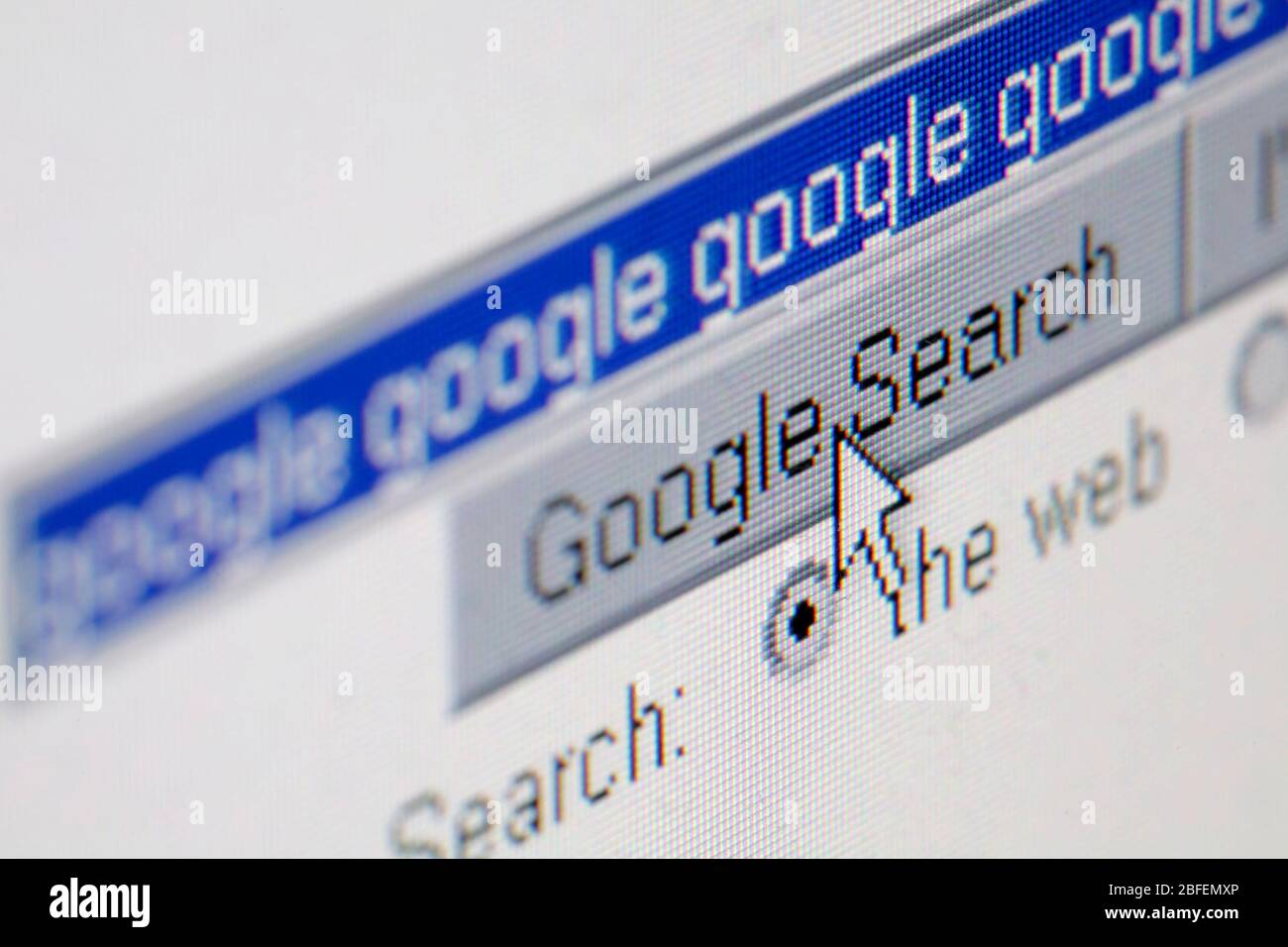 Illustrative image of the Google search engine website Stock Photo - Alamy