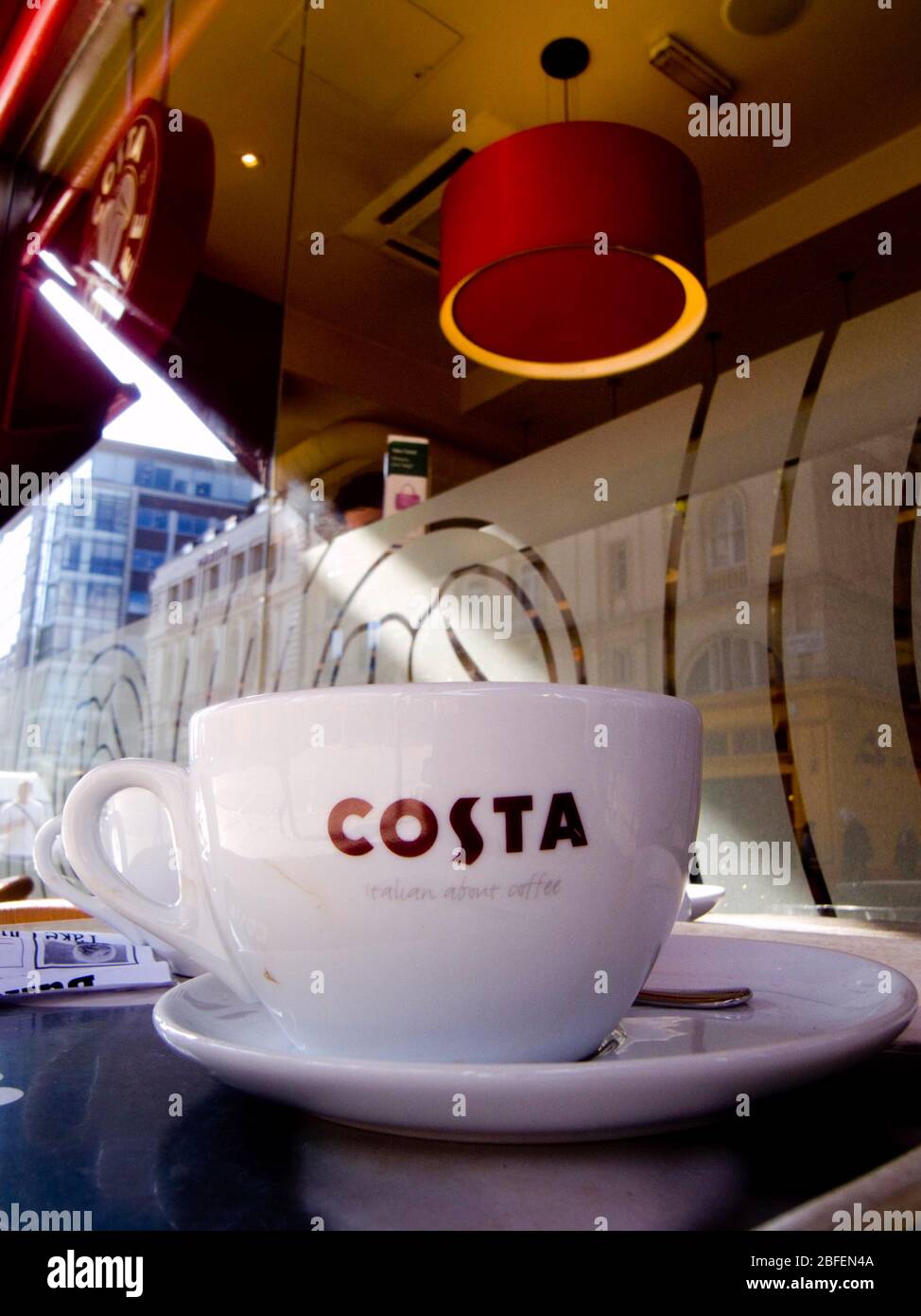 Illustrative image of costa Coffee Stock Photo - Alamy