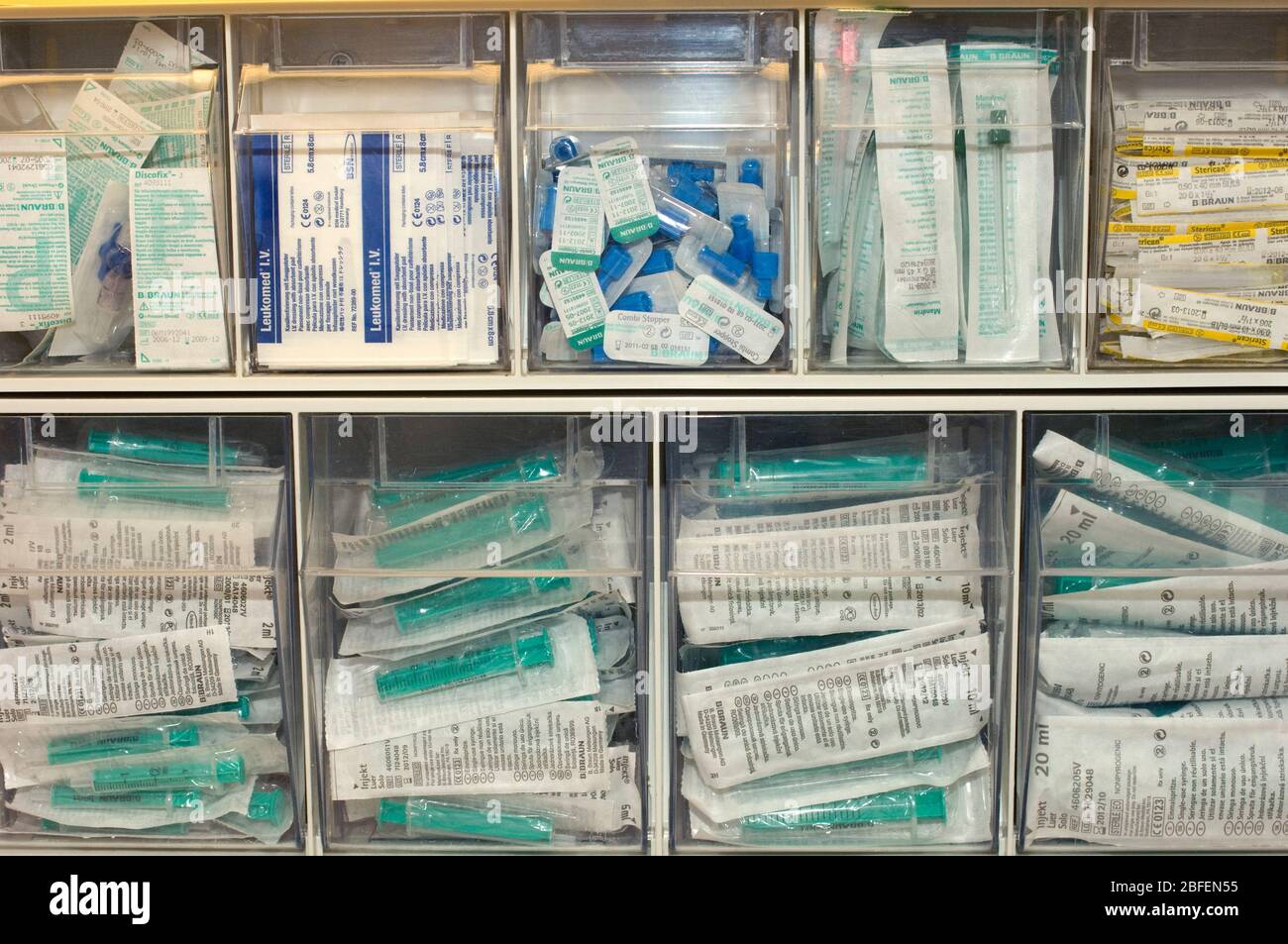 Various stored medical equipment Stock Photo - Alamy