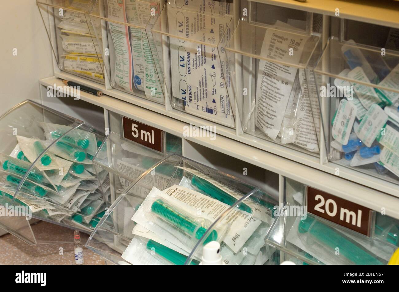 Various stored medical equipment Stock Photo - Alamy