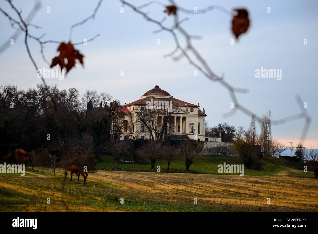 Vicenza, Italy. A beautiful autumn landscape view of the countryside of ...