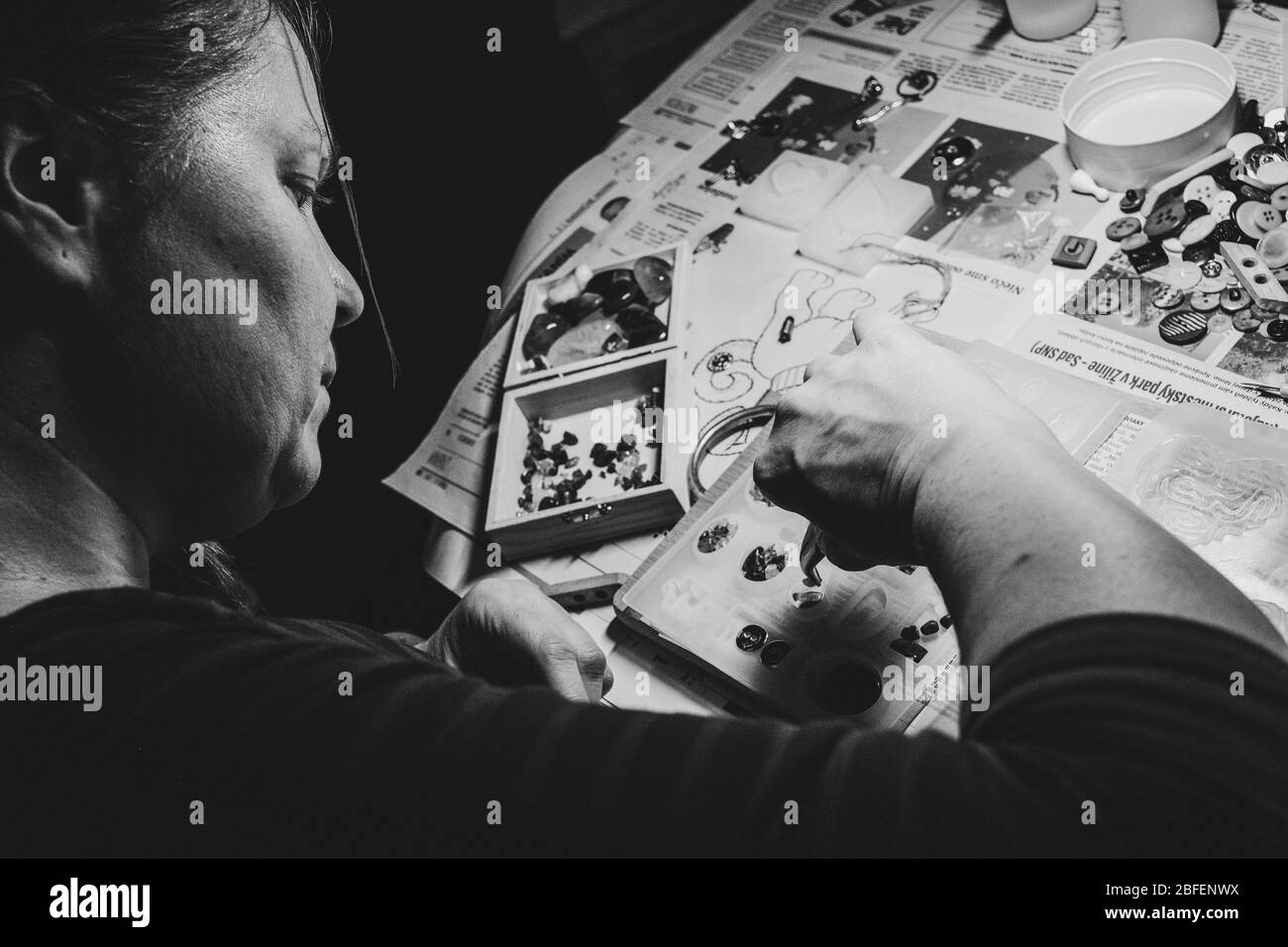 Epoxy resin craft hi-res stock photography and images - Alamy