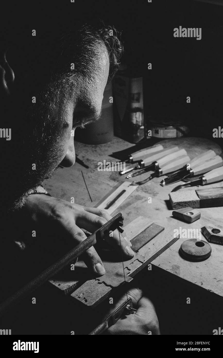 Crafting Black and White Stock Photos & Images - Alamy