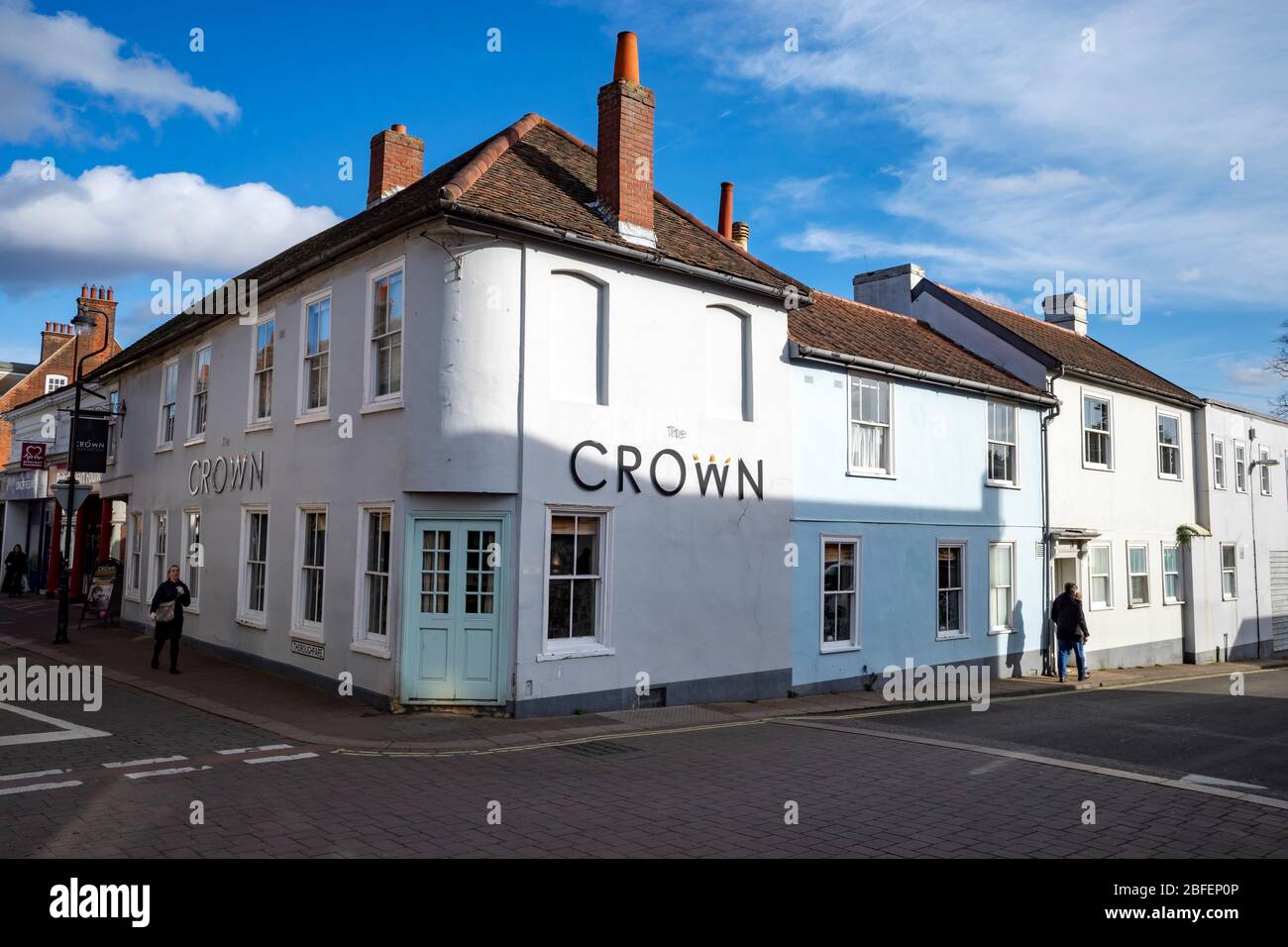 The crown hotel woodbridge hi-res stock photography and images - Alamy