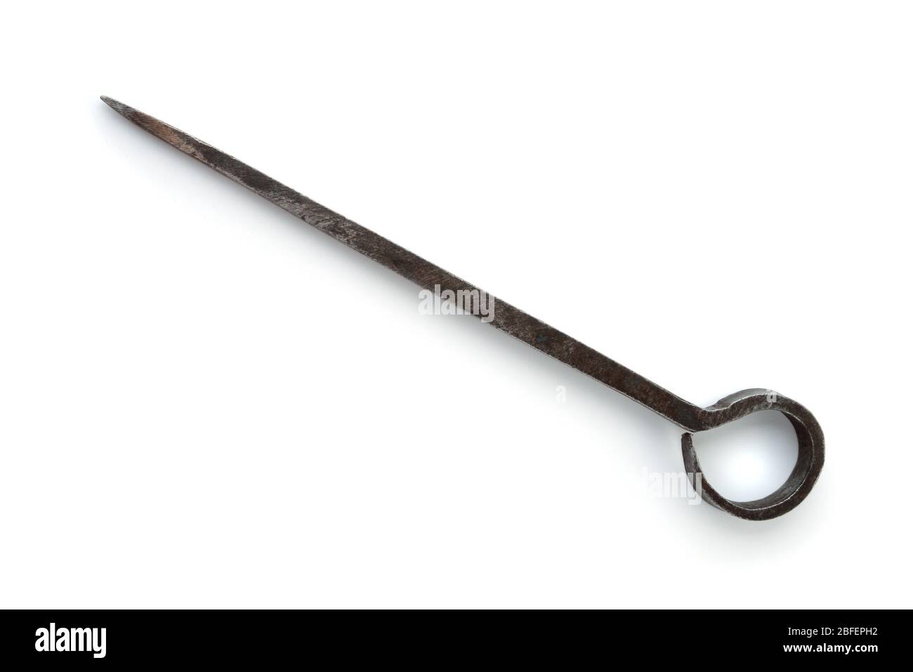 Old rusty manual iron Cut Out Stock Images & Pictures - Alamy