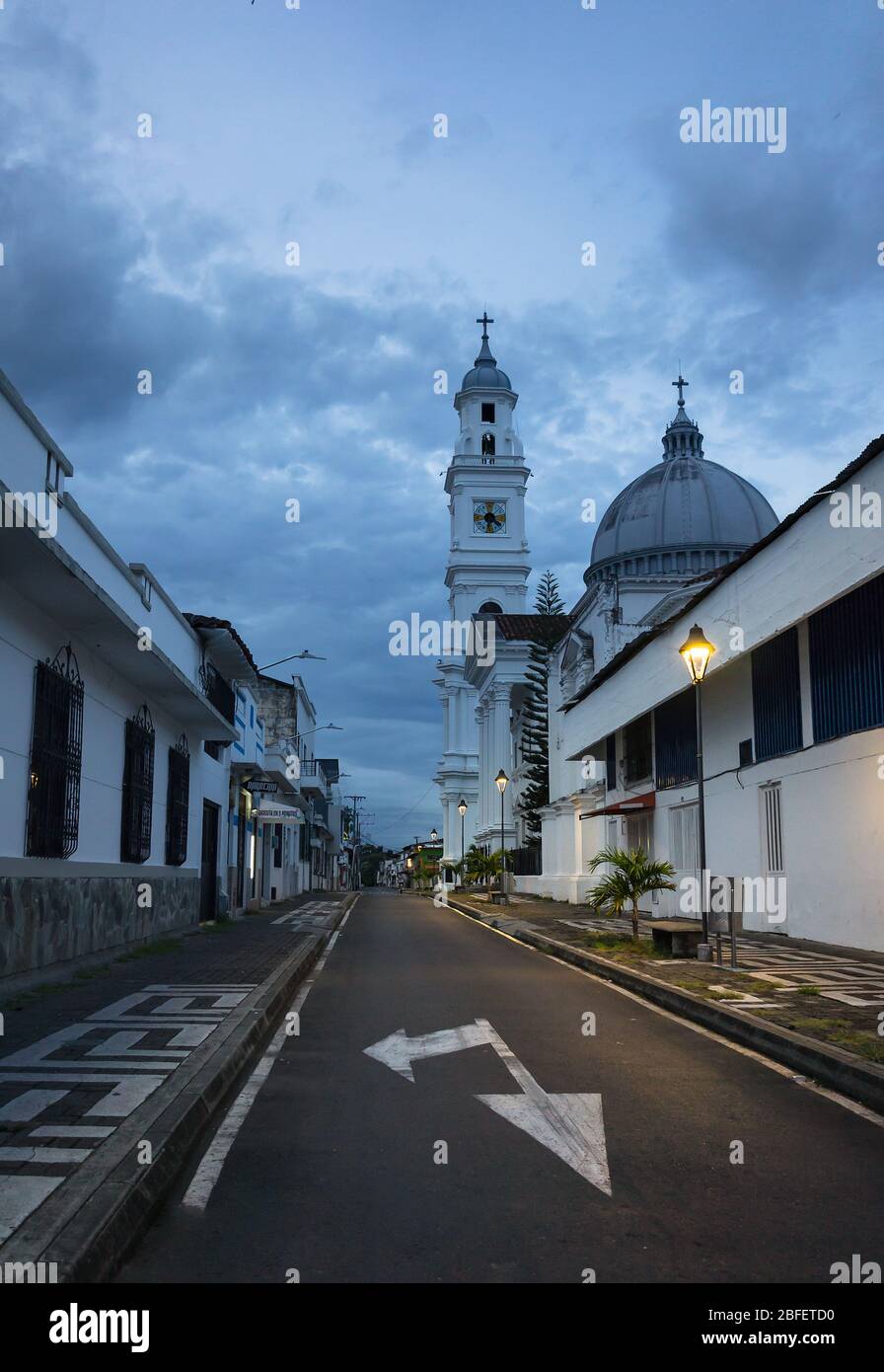 THE city with its empty streets and its beautiful architecture Stock ...