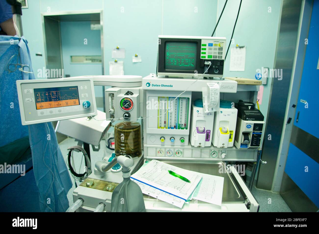 Vital signs monitoring equipment, Samsung Medical Centre, Seoul, South ...