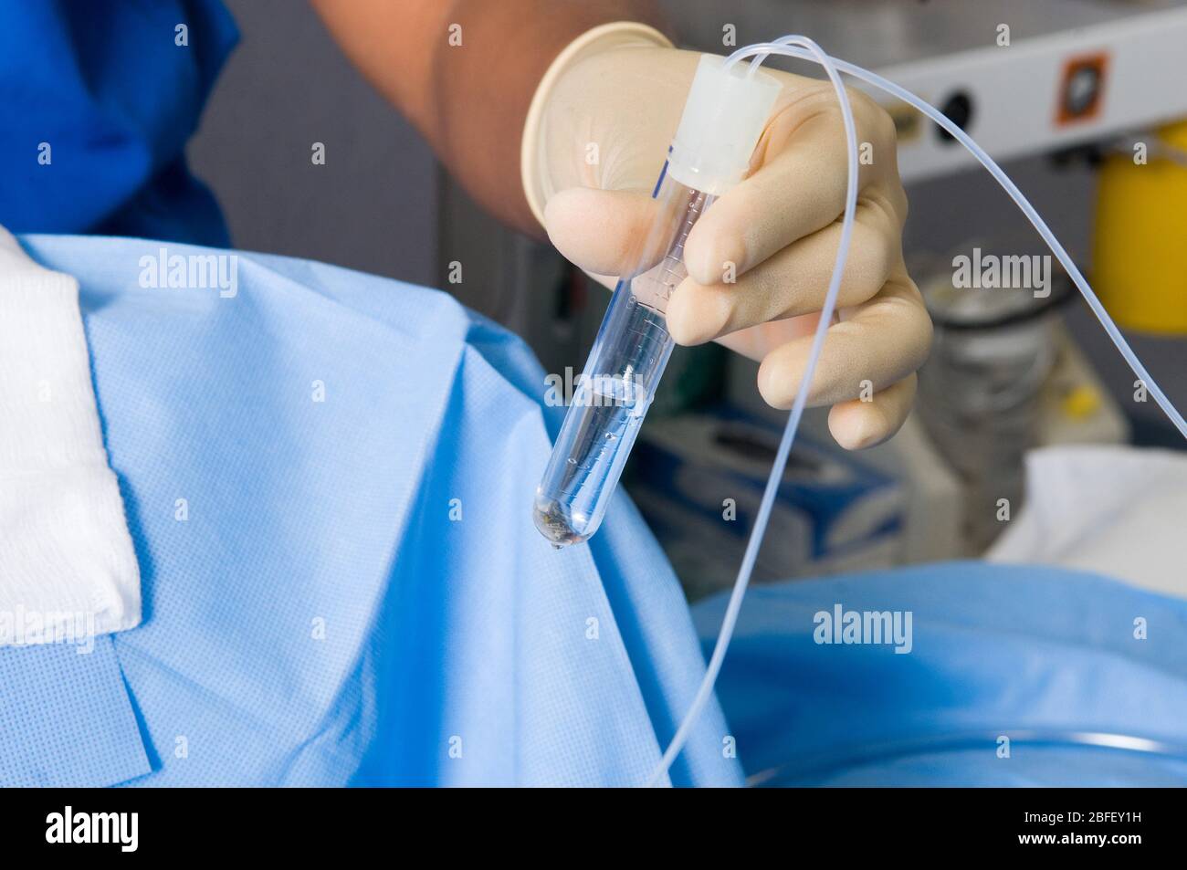 Eggs are collected from female patients during surgery, which is ...