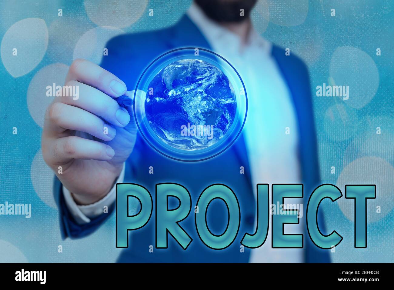 Handwriting text Project. Conceptual photo Planned work activity Study ...