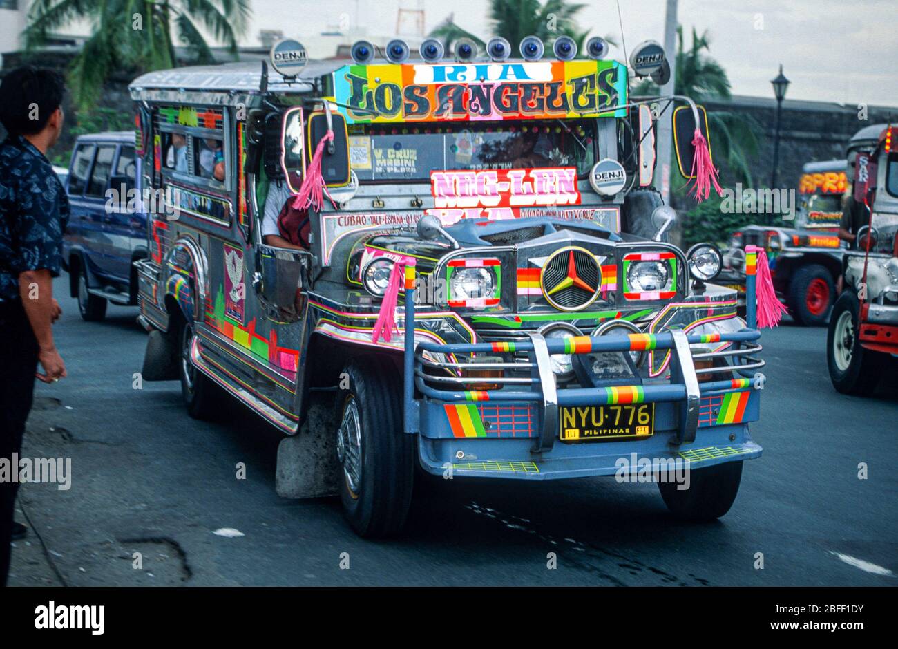Los Angeles jeepney,Manilia, Philippines, February 1996 Stock Photo - Alamy