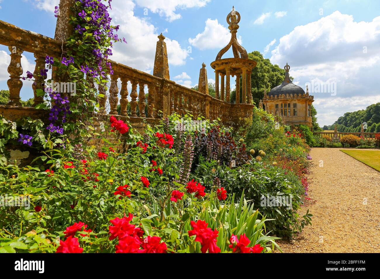 Montacute House, a late Elizabethan mansion at Montacute, Somerset ...