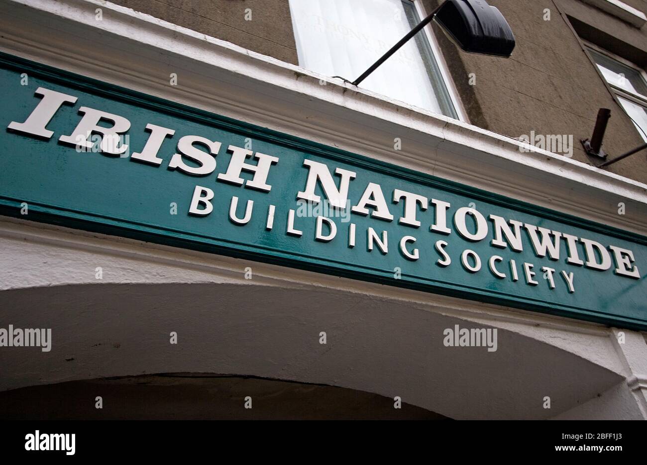 Irish Nationwide Building Society, Castlerea, West Ireland Stock Photo ...