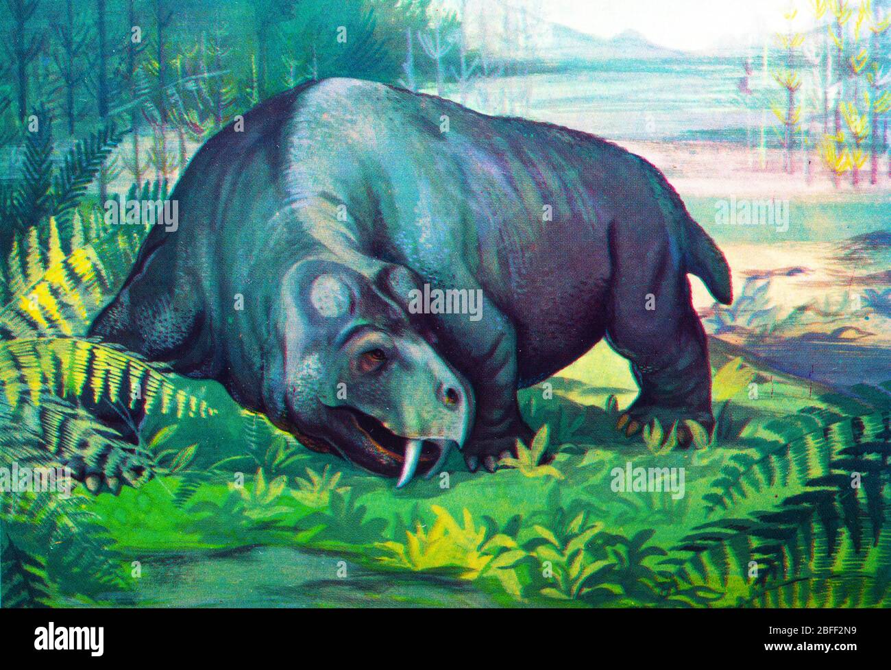 Rabidosaurus cristatus, ancient reptile, dinosaur, prehistoric animal ...