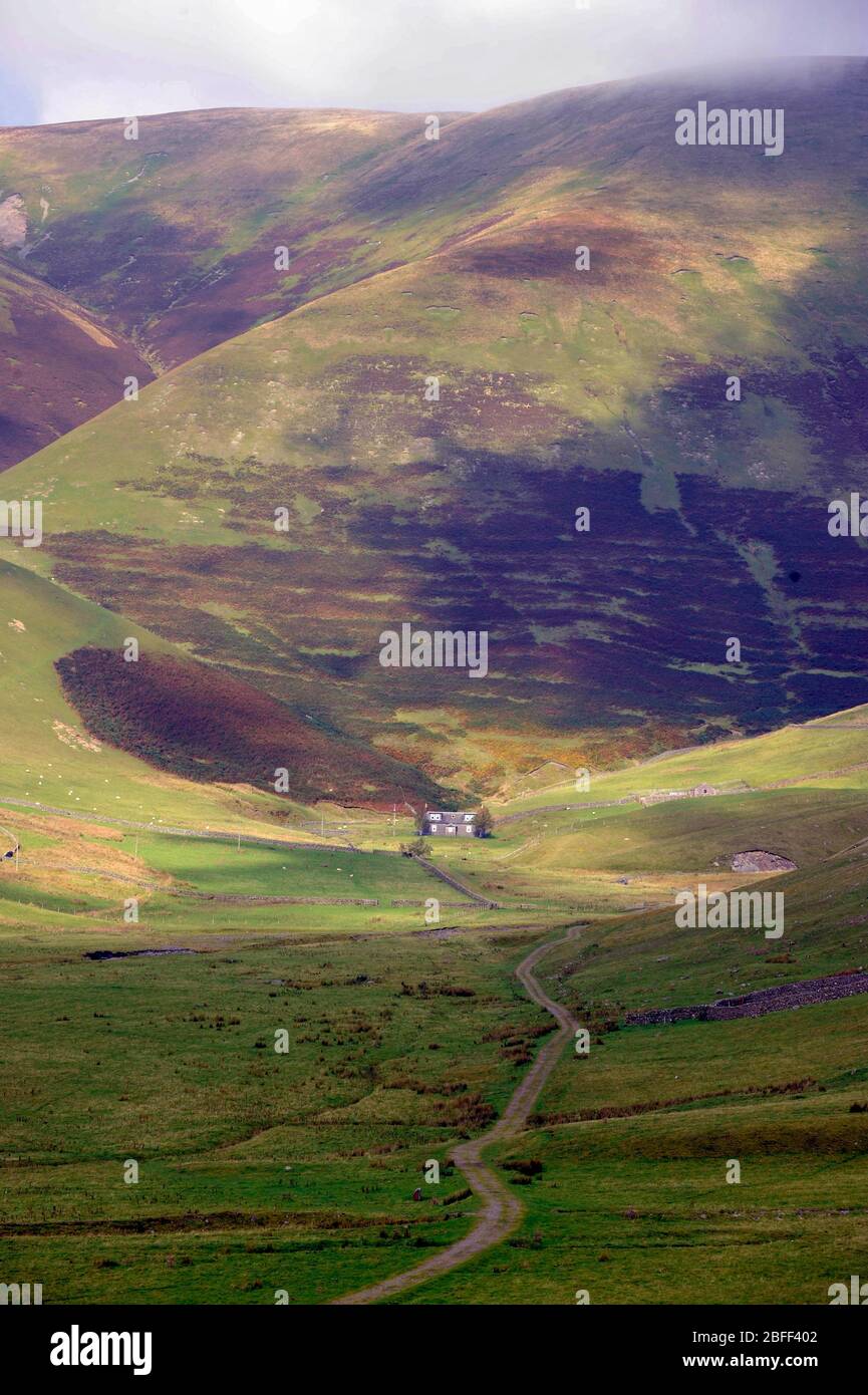 The Dalveen Pass in the Lowther Hills, Dumfries & Galloway, Scotland ...