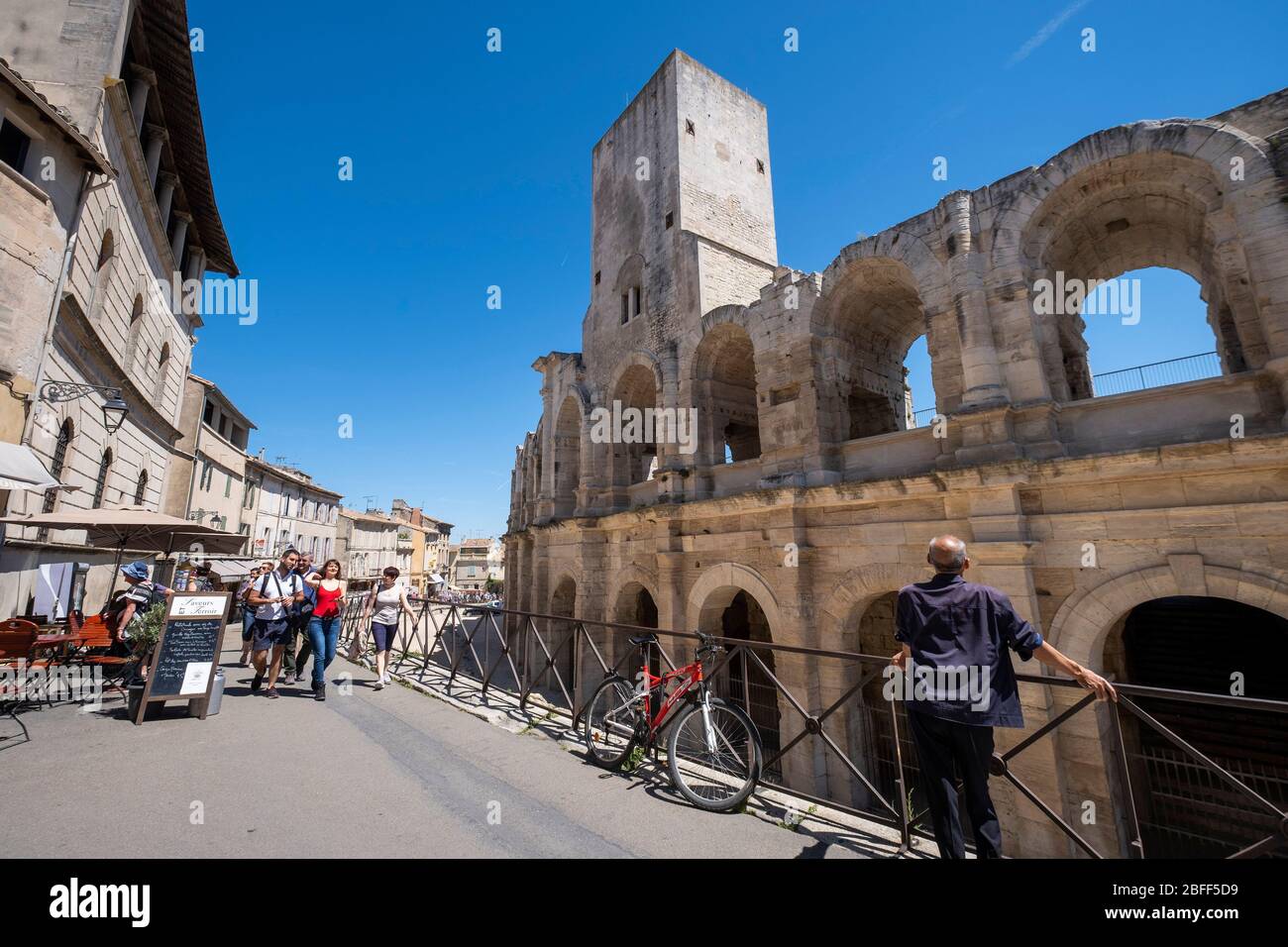 Roman Amphitheatre in Arles, France, Europe Stock Photo - Alamy