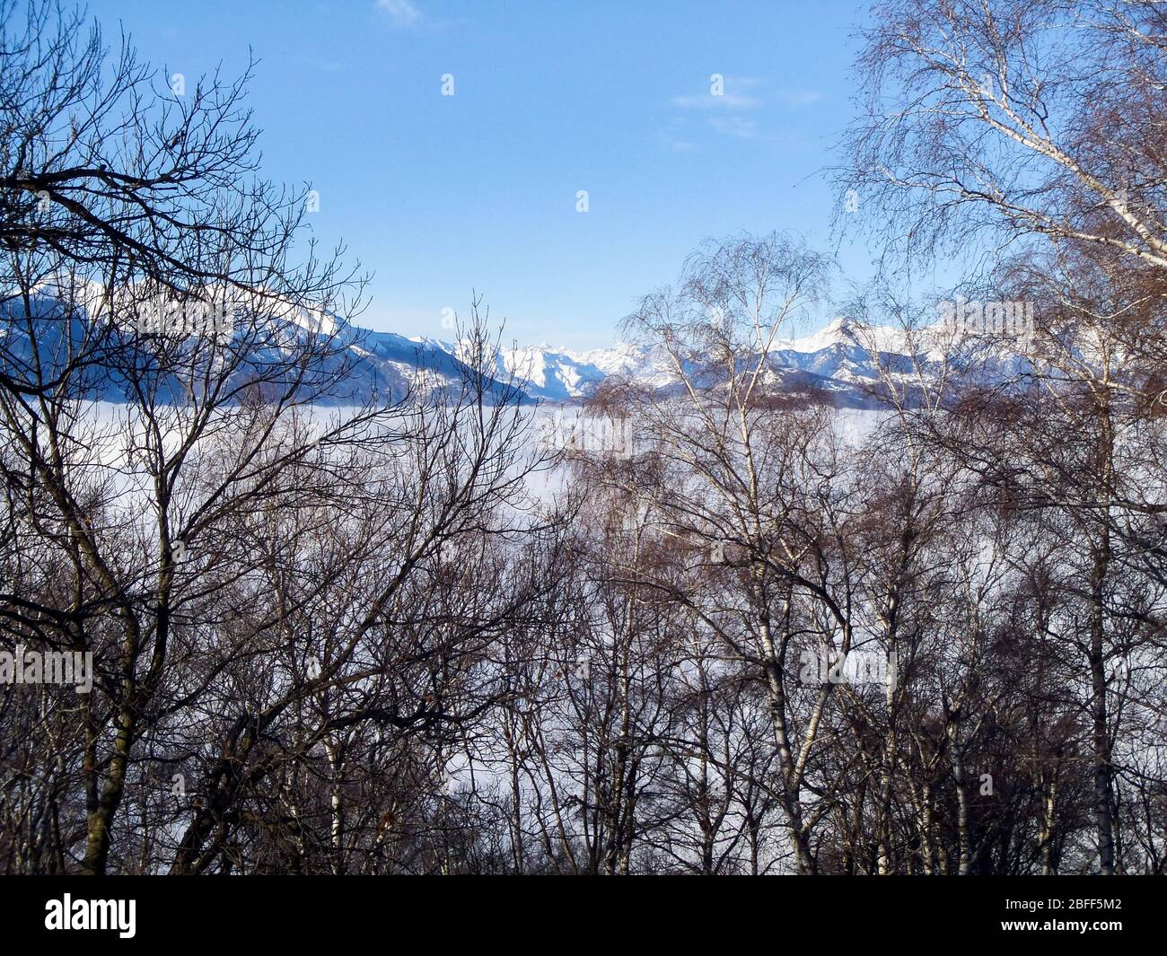 Lugano monte bre autumn hi-res stock photography and images - Alamy