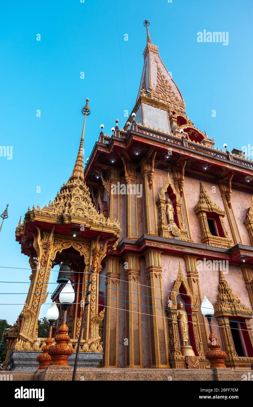 Wat Chalong Temple, Phuket / Thailand - January 17, 2020: Wat Chalong ...