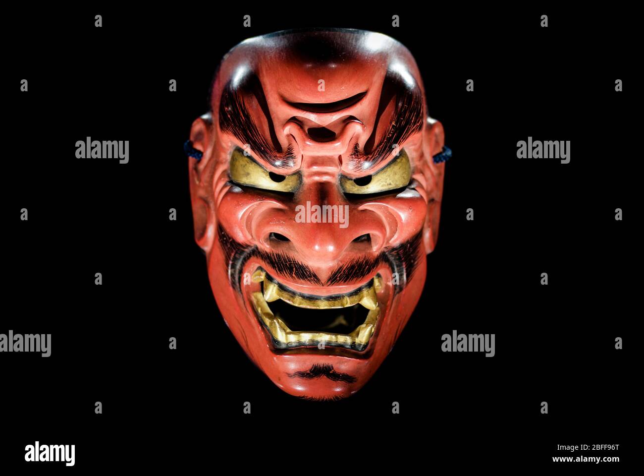 Japanese No theatre traditional mask (Ko-omote Stock Photo - Alamy