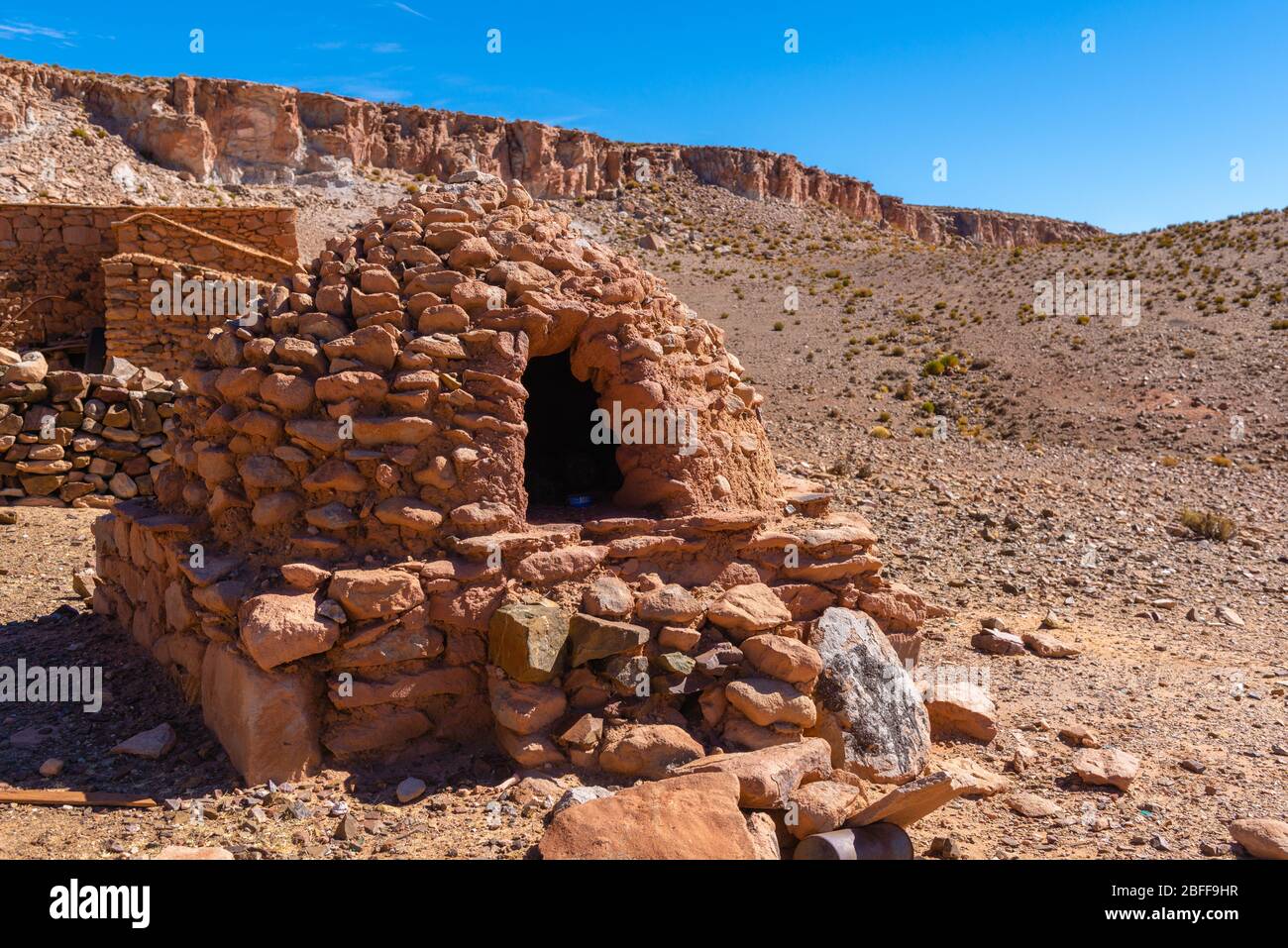 Abandoned Farm Patahuasy, Andean Puna, Susques, Department Jujuy ...