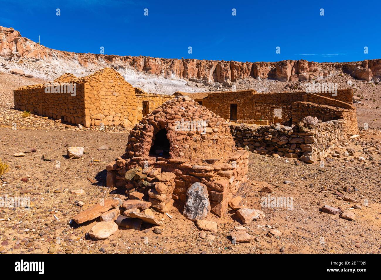 Abandoned Farm Patahuasy, Andean Puna, Susques, Department Jujuy ...