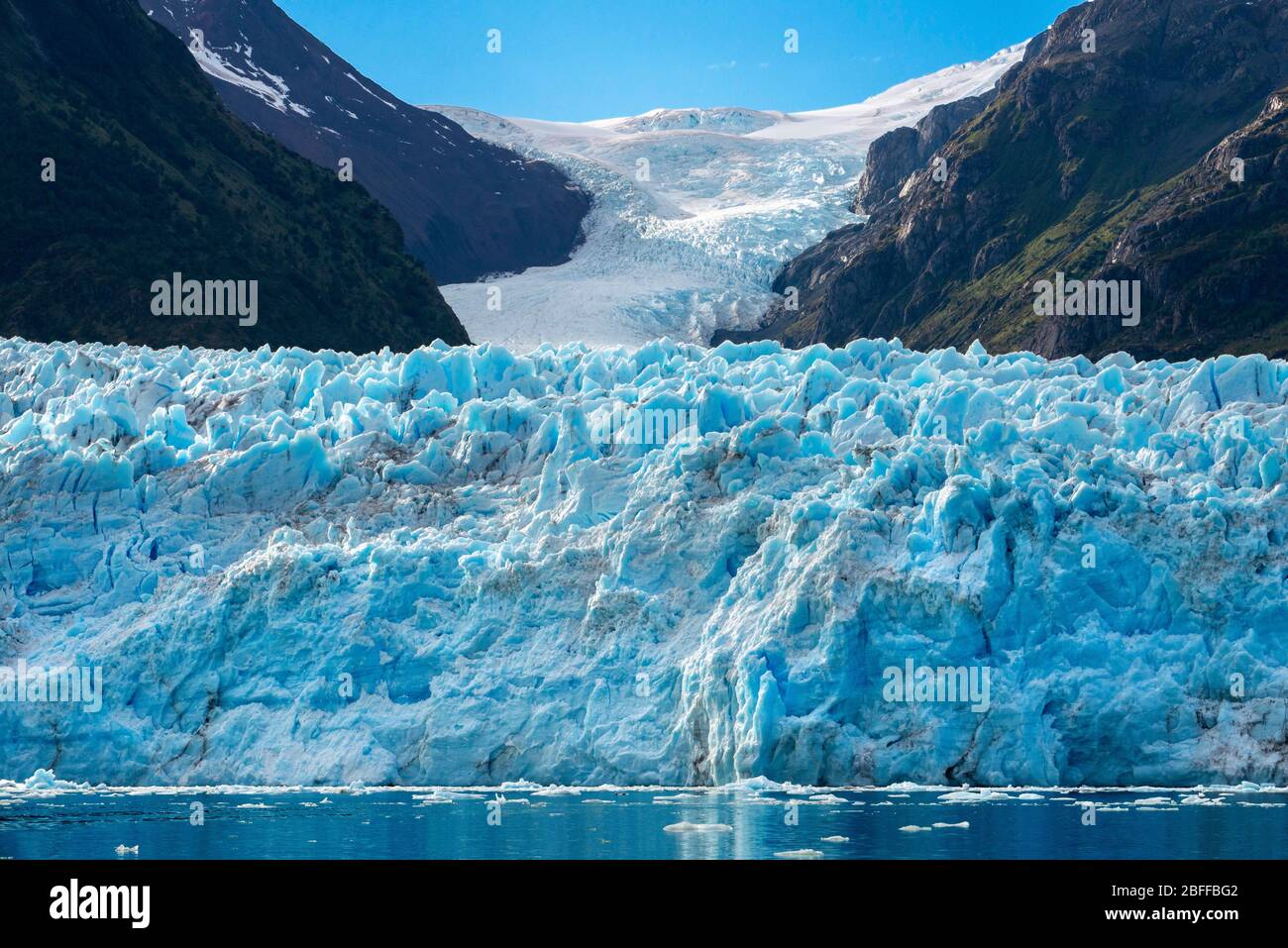 Amalia Glacier On The Edge Of The Sarmiento Channel - Skua Glacier ...