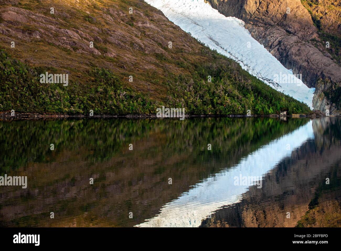 Las montanas fjord On The Edge Of The Sarmiento Channel in Bernardo O ...
