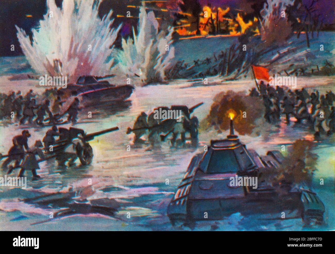 Battle Of Leningrad Troop Numbers Clipart