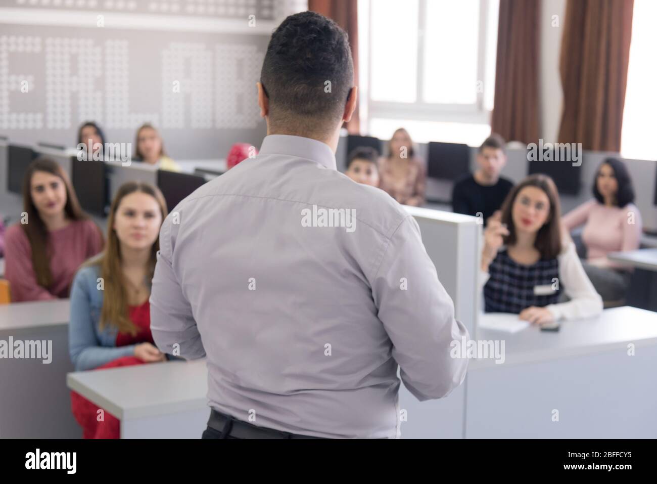 University lecturer ethnic hi-res stock photography and images - Alamy