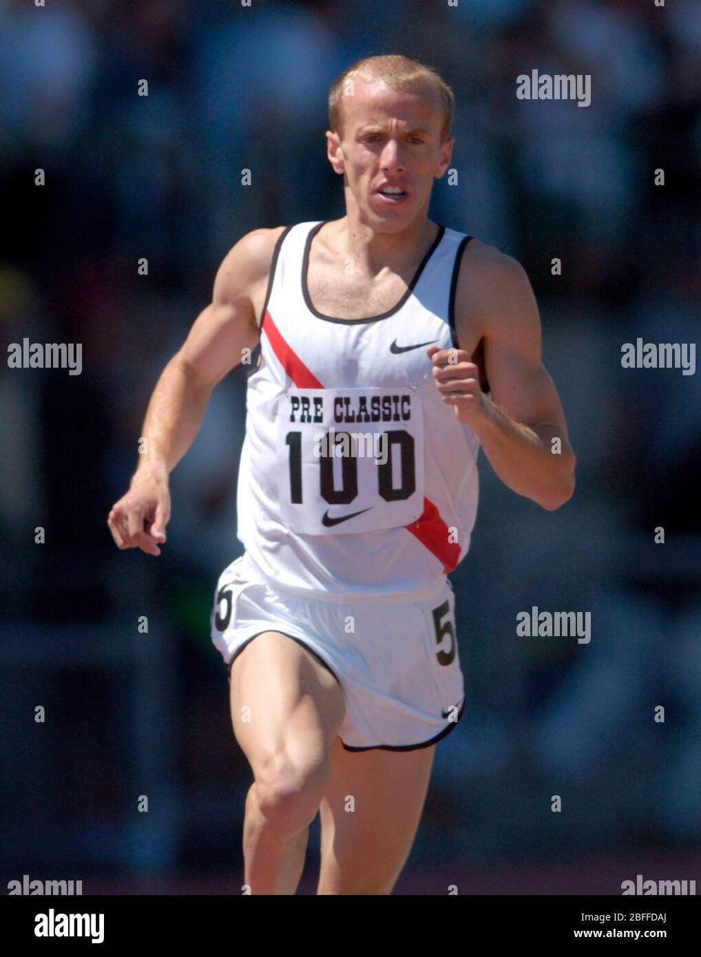 Eugene, United States. 19th June, 2004. Alan Webb wins the Bowerman men ...