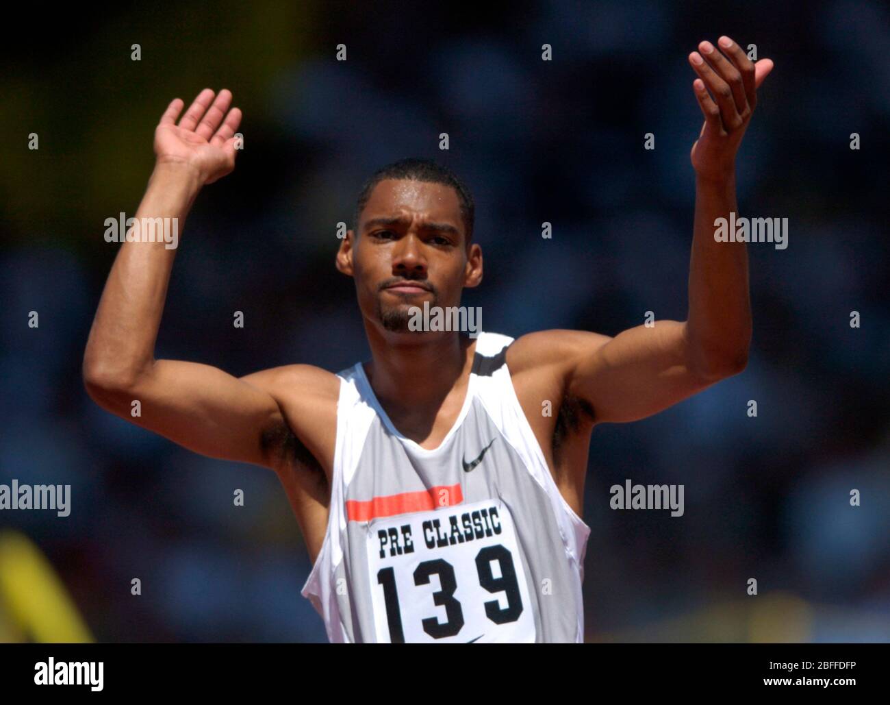 Eugene, United States. 19th June, 2004. Jamie Nieto wins the men's high ...