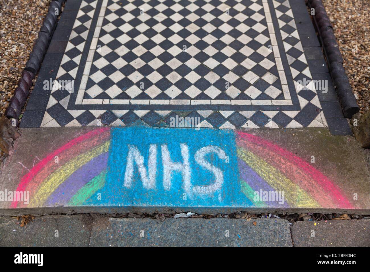 Nhs badge rainbow hi-res stock photography and images - Alamy