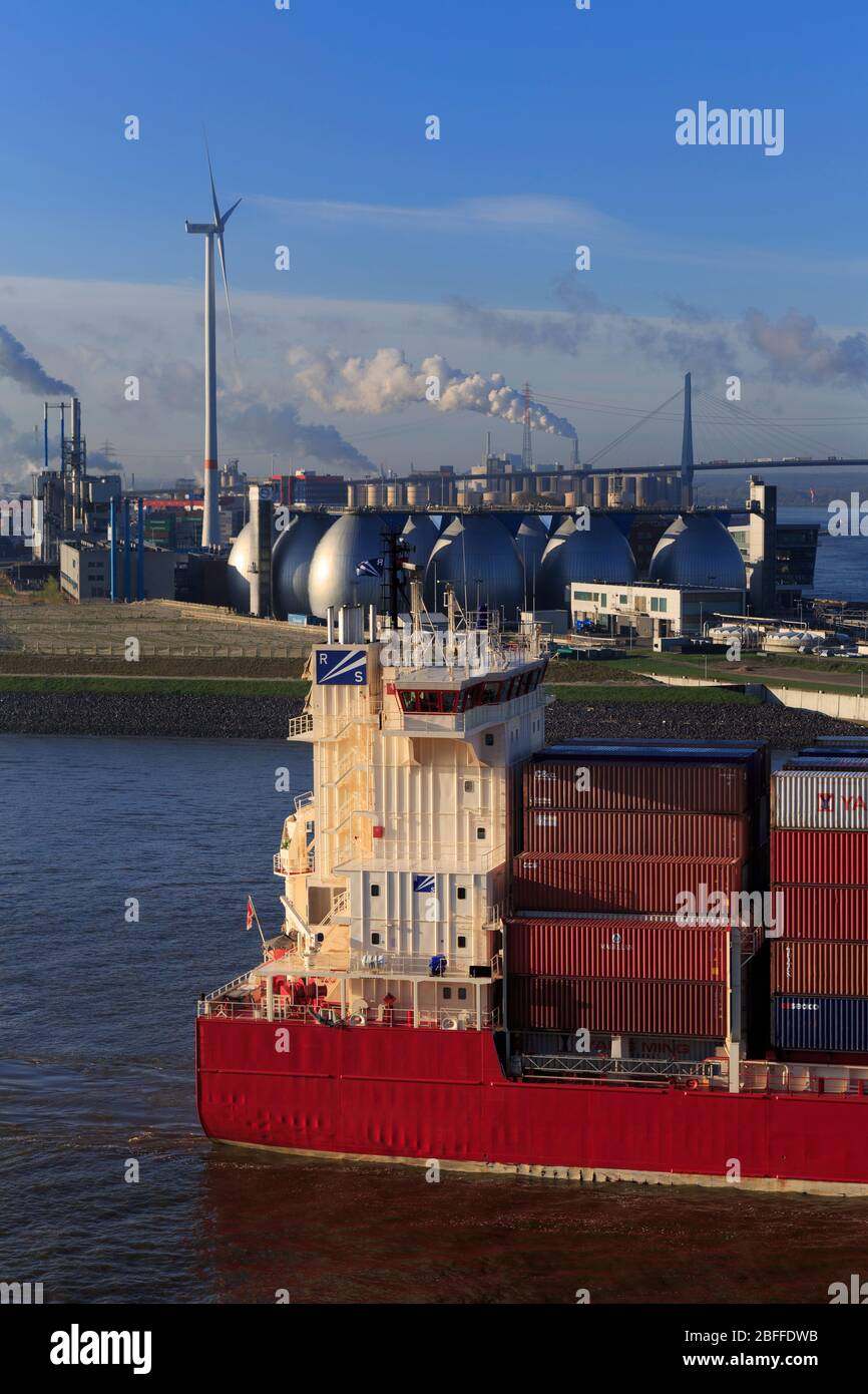 Container ship, Hamburg, Germany, Europe Stock Photo - Alamy
