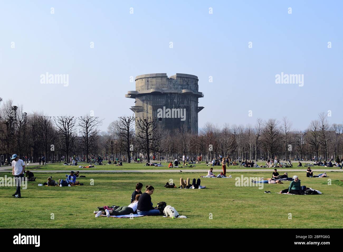 Vienna, Austria. The Augarten is a largely public park of the federal ...