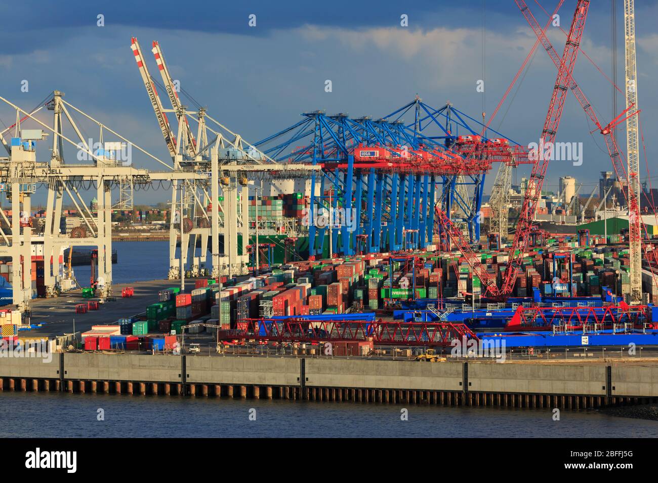 Container Port, Hamburg, Germany, Europe Stock Photo - Alamy