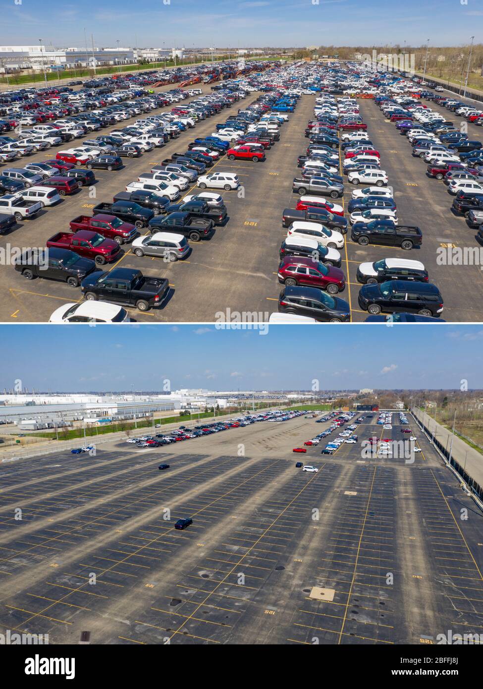 Parking lot for trucks hi-res stock photography and images - Alamy