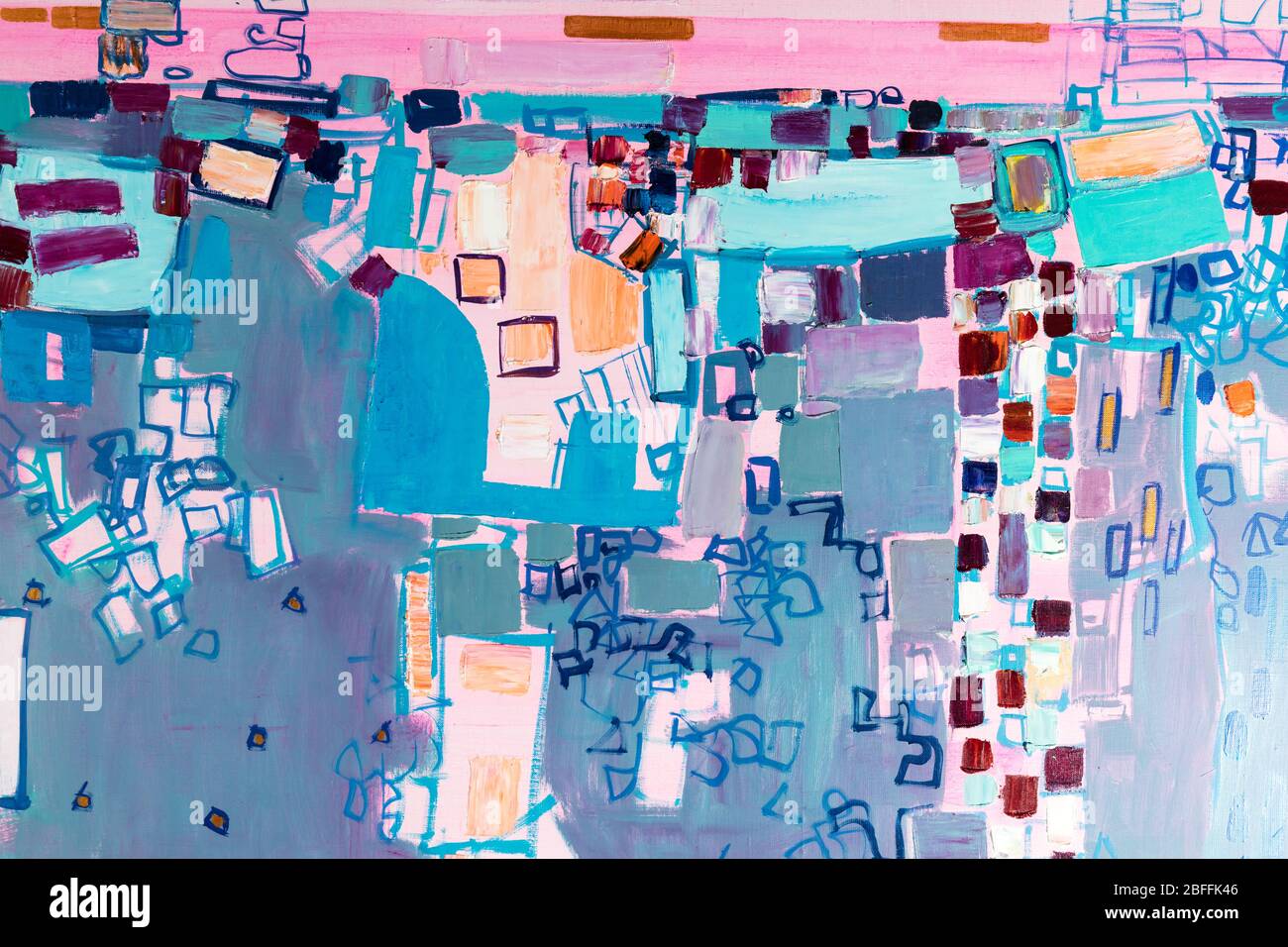 oil painting fragment, abstract illustration Stock Photo - Alamy