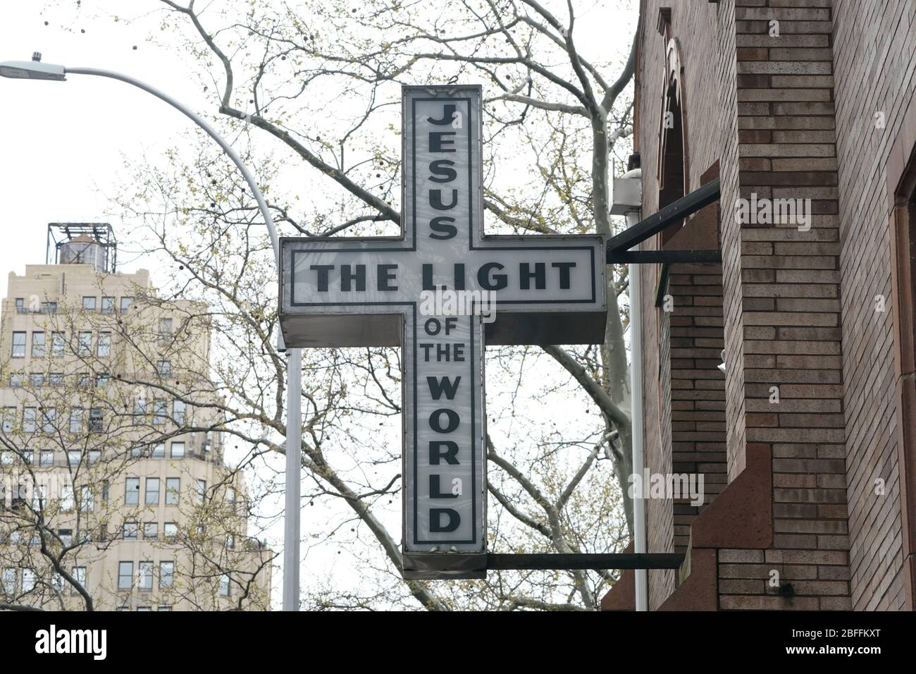 New York, NY, USA. 18th Apr, 2020. People pick up boxes with food ...
