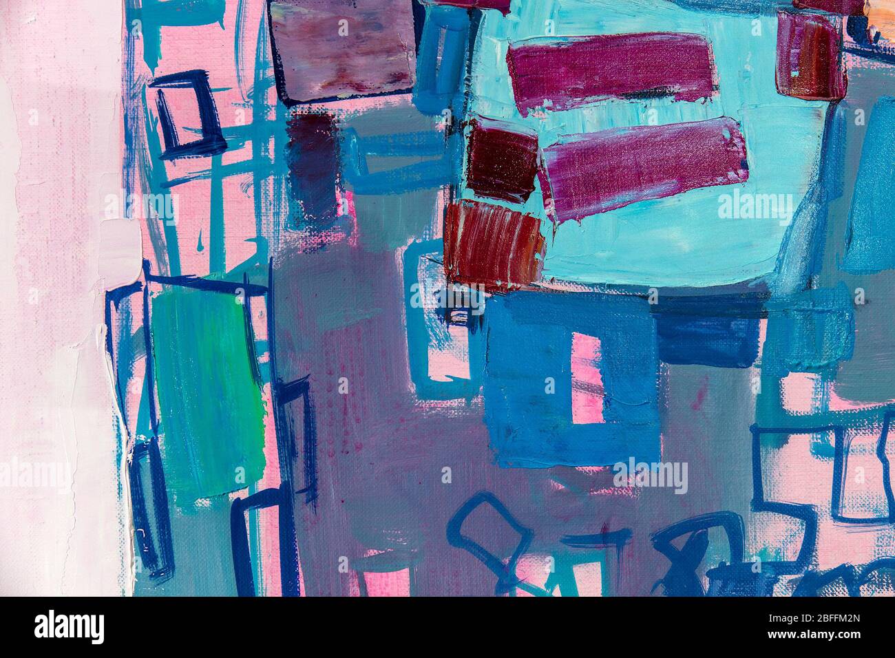 oil painting fragment, abstract illustration Stock Photo - Alamy