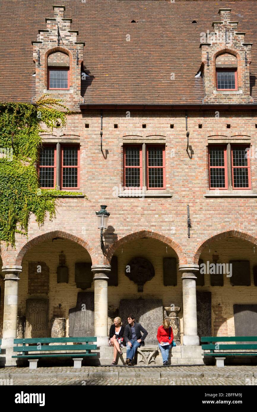 Gruuthuse Museum on Mariastraat,Bruges,West Flanders,Belgium,Europe ...