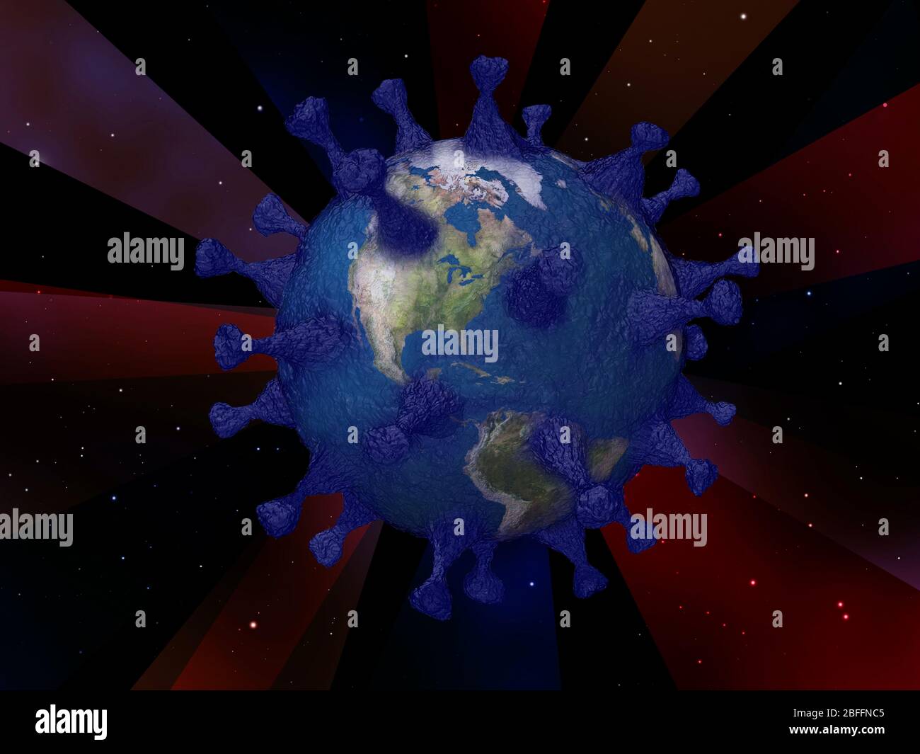 Earth illustrated hi-res stock photography and images - Alamy