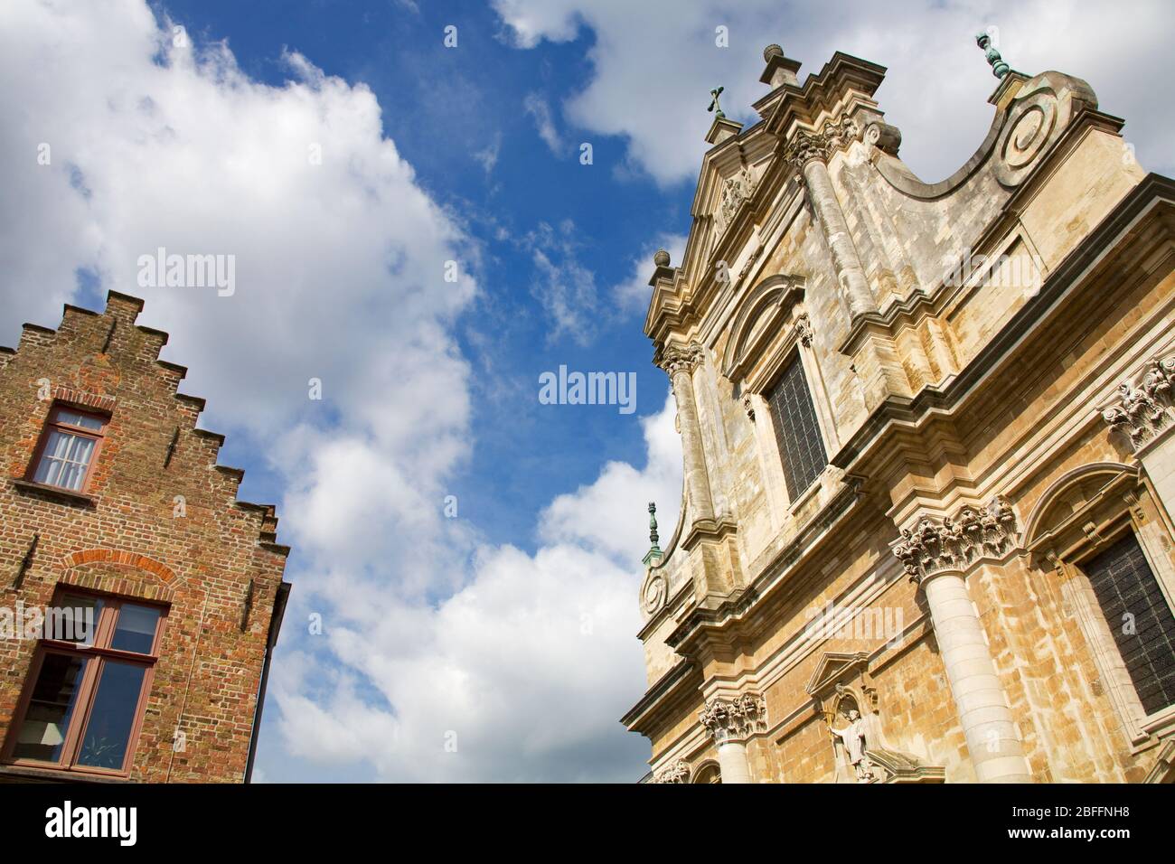St. Walburga Cathedral,Bruges,West Flanders,Belgium,Europe Stock Photo ...