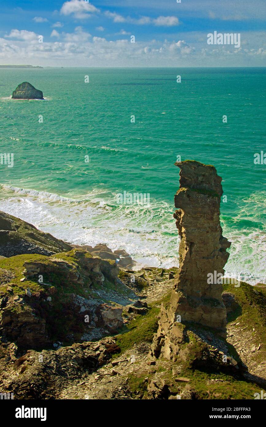 North stack coastal path hi-res stock photography and images - Alamy