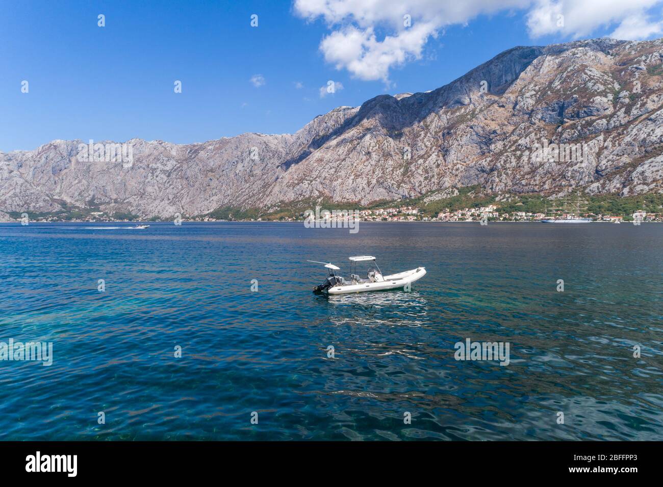 Boat in Kator Bay Stock Photo - Alamy