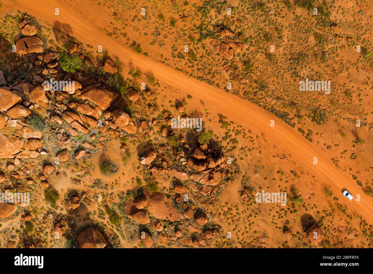 The Australian Outback from above Stock Photo - Alamy