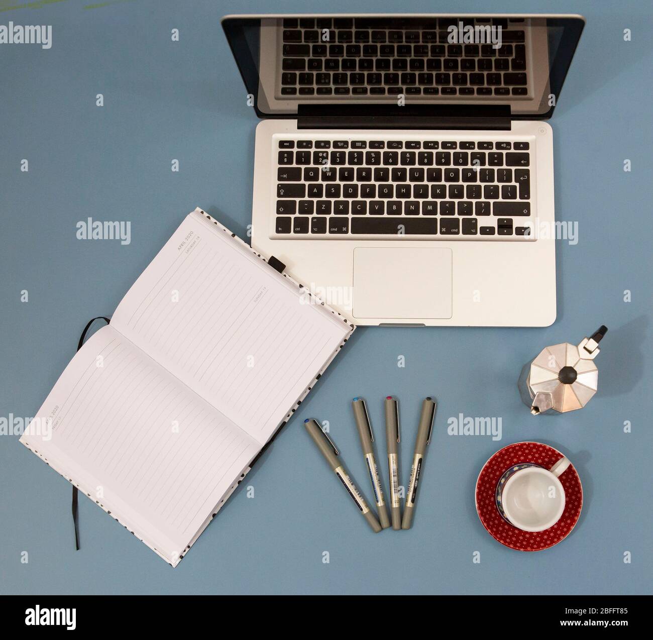 Working from home equipment Stock Photo - Alamy