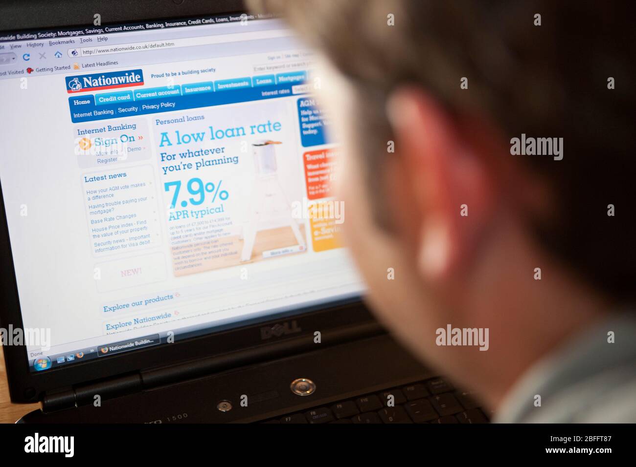 Nationwide online banking hi-res stock photography and images - Alamy