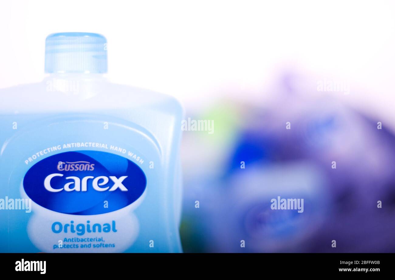 Illustrative image of PZ Cussons Carex Hand Soap Stock Photo - Alamy