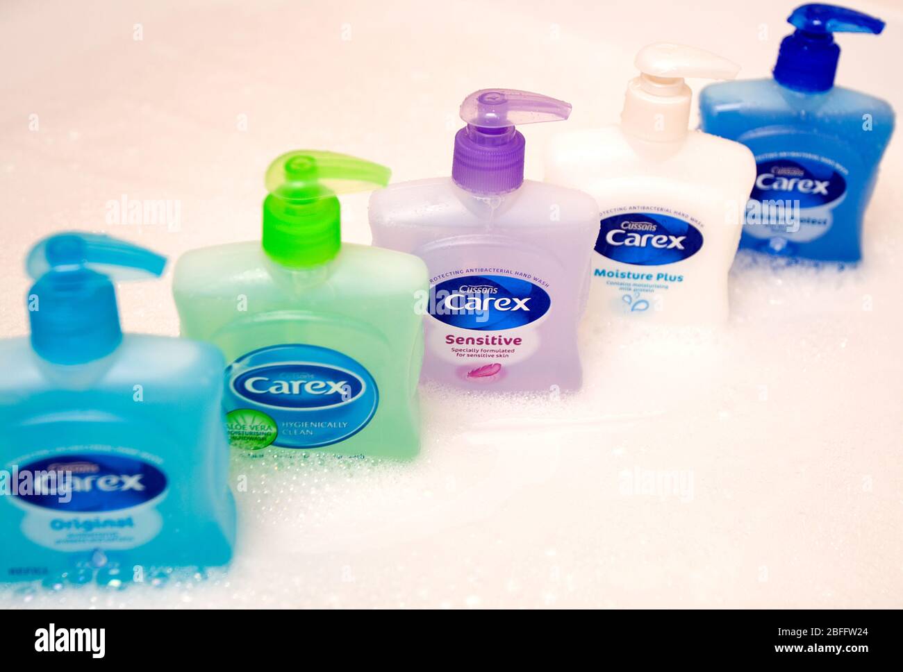Illustrative image of PZ Cussons Carex Hand Soap Stock Photo - Alamy