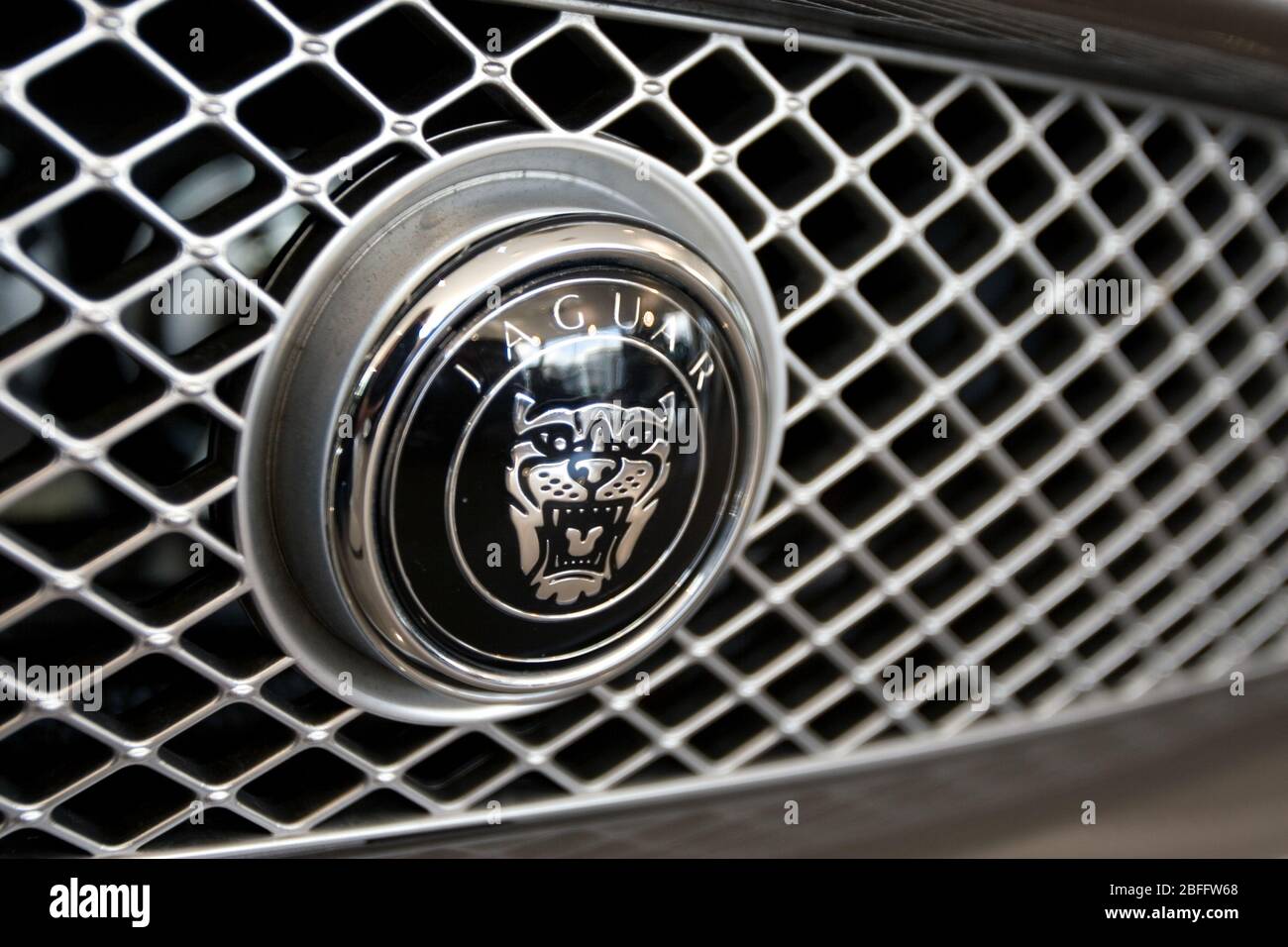 The Jaguar emblem Stock Photo - Alamy