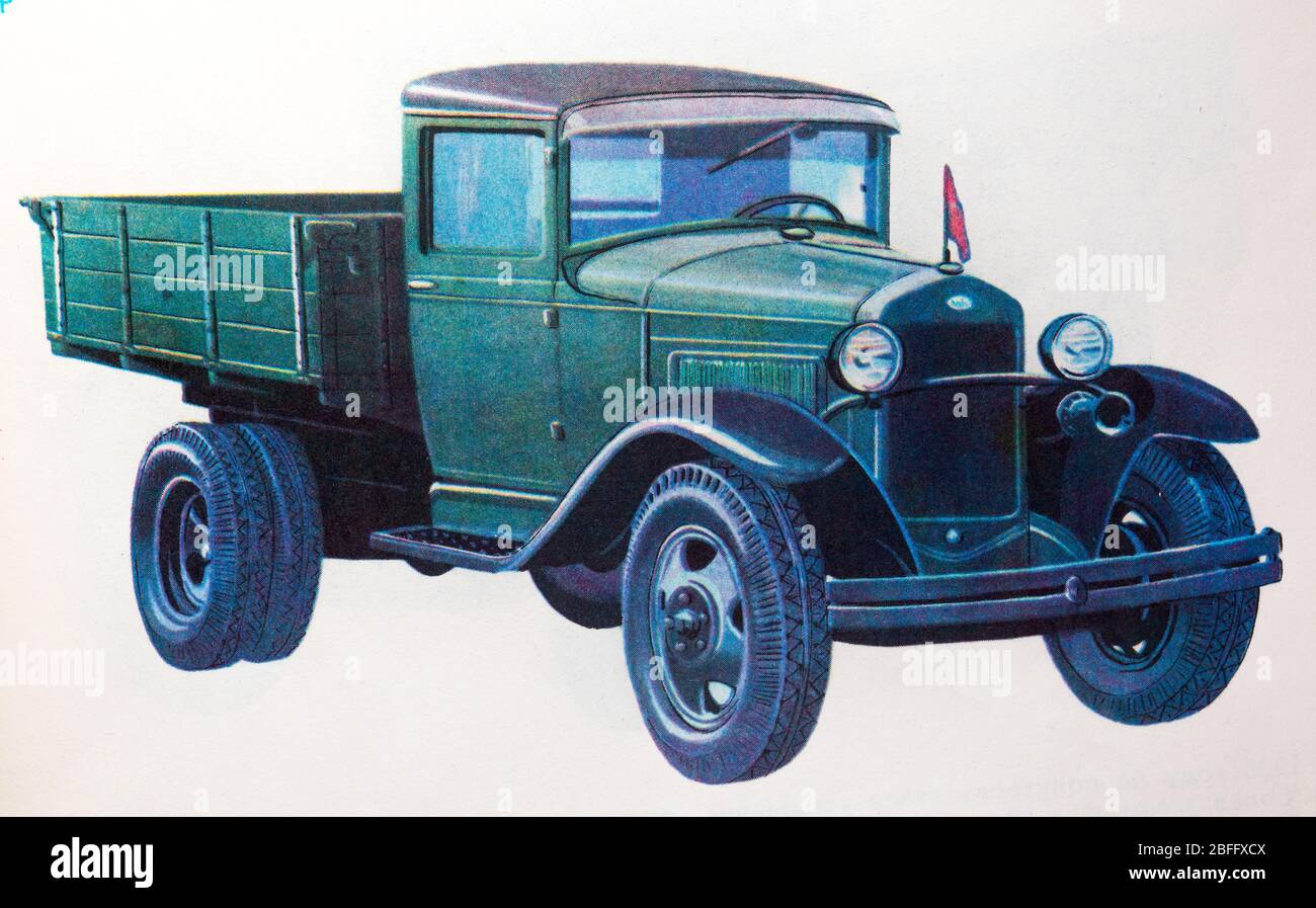 Old Gaz Russian Truck High Resolution Stock Photography and Images - Alamy